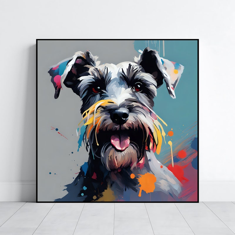 Schnauzer Print - Etsy