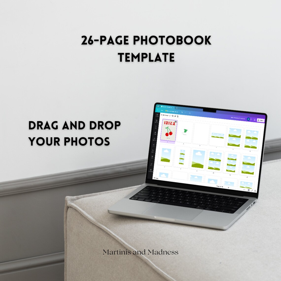 Amsterdam Photobook Template, Travel Photo Album, Travels Coffee Table ...