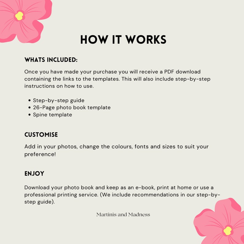 Amsterdam Photobook Template, Travel Photo Album, Travels Coffee Table ...