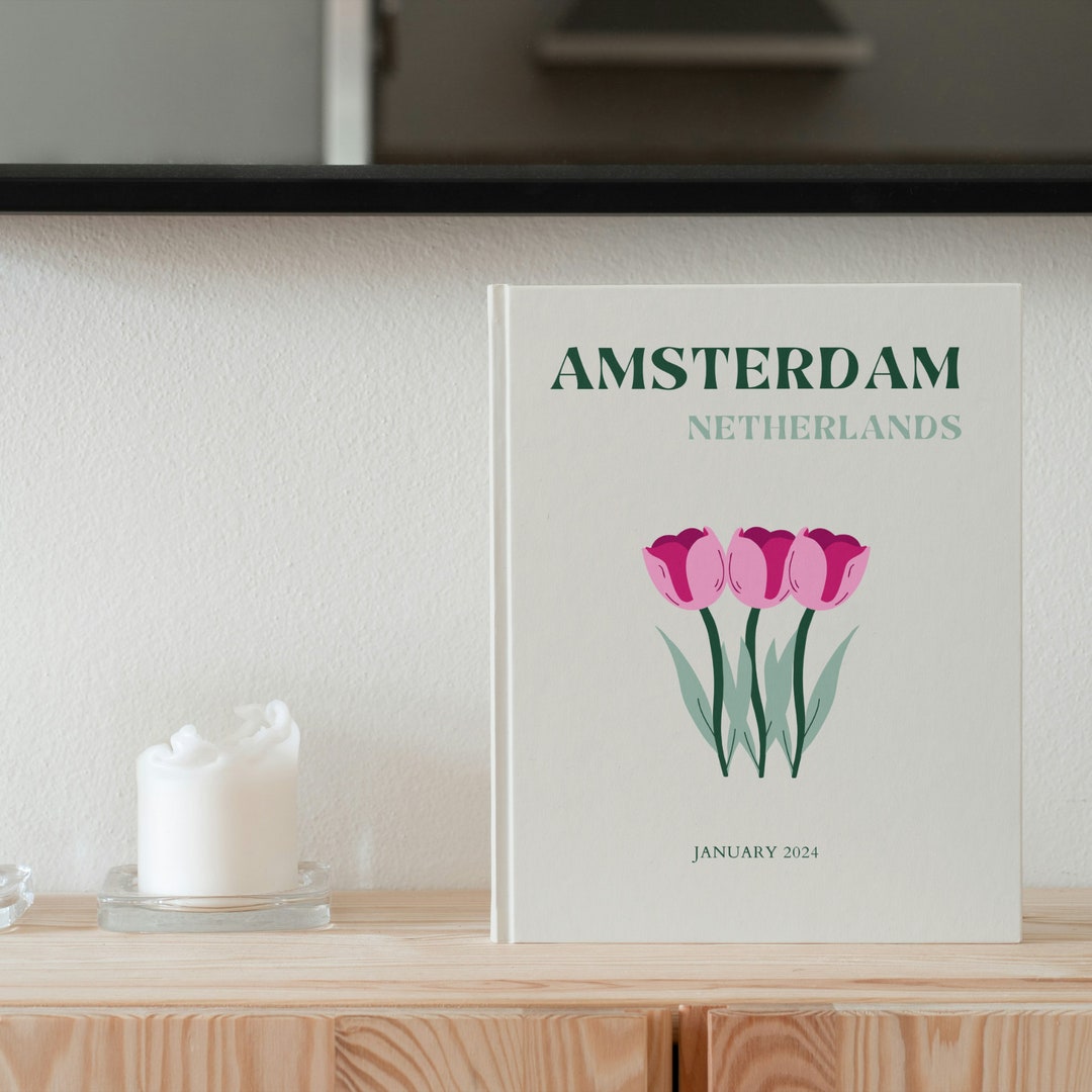 Amsterdam Photobook Template, Travel Photo Album, Travels Coffee Table ...