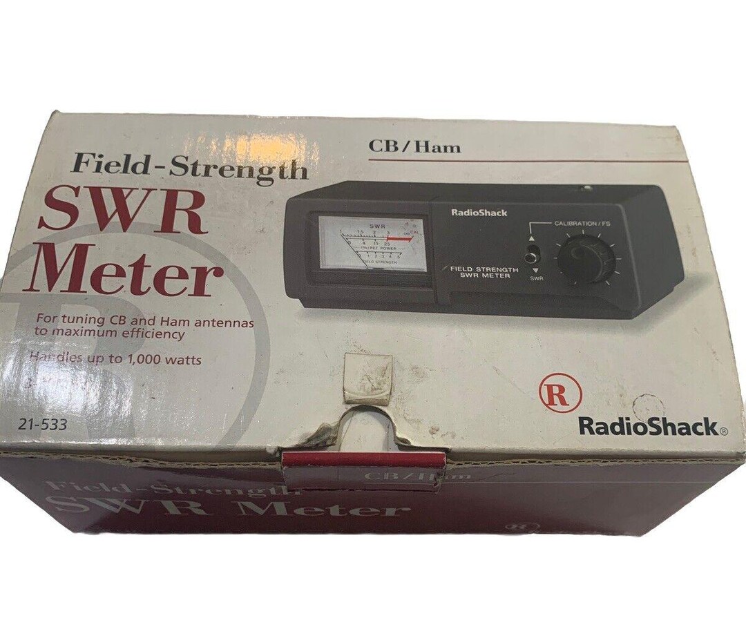 Radio Shack Field Strength SWR Meter 21-533 CB / HAM Open Box - Etsy