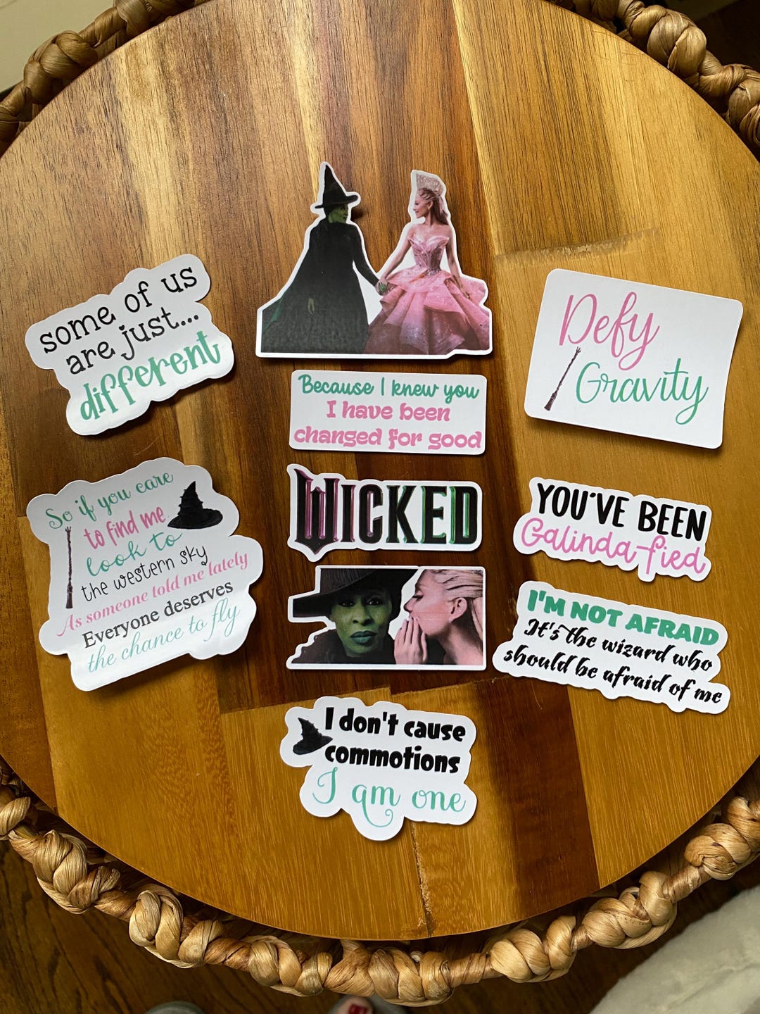 YOU CHOOSE the STYLE Wicked Inspired Movie Sticker Set High Quality ...