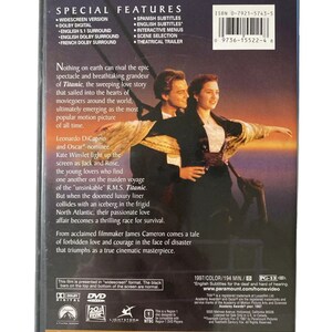 Titanic DVD, 1999, Sensormatic Widescreen - Etsy