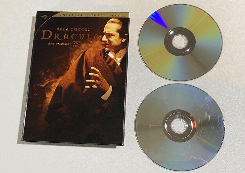 Dracula 75th Anniversary Edition universal Legacy Series DVD VERY GOOD ...