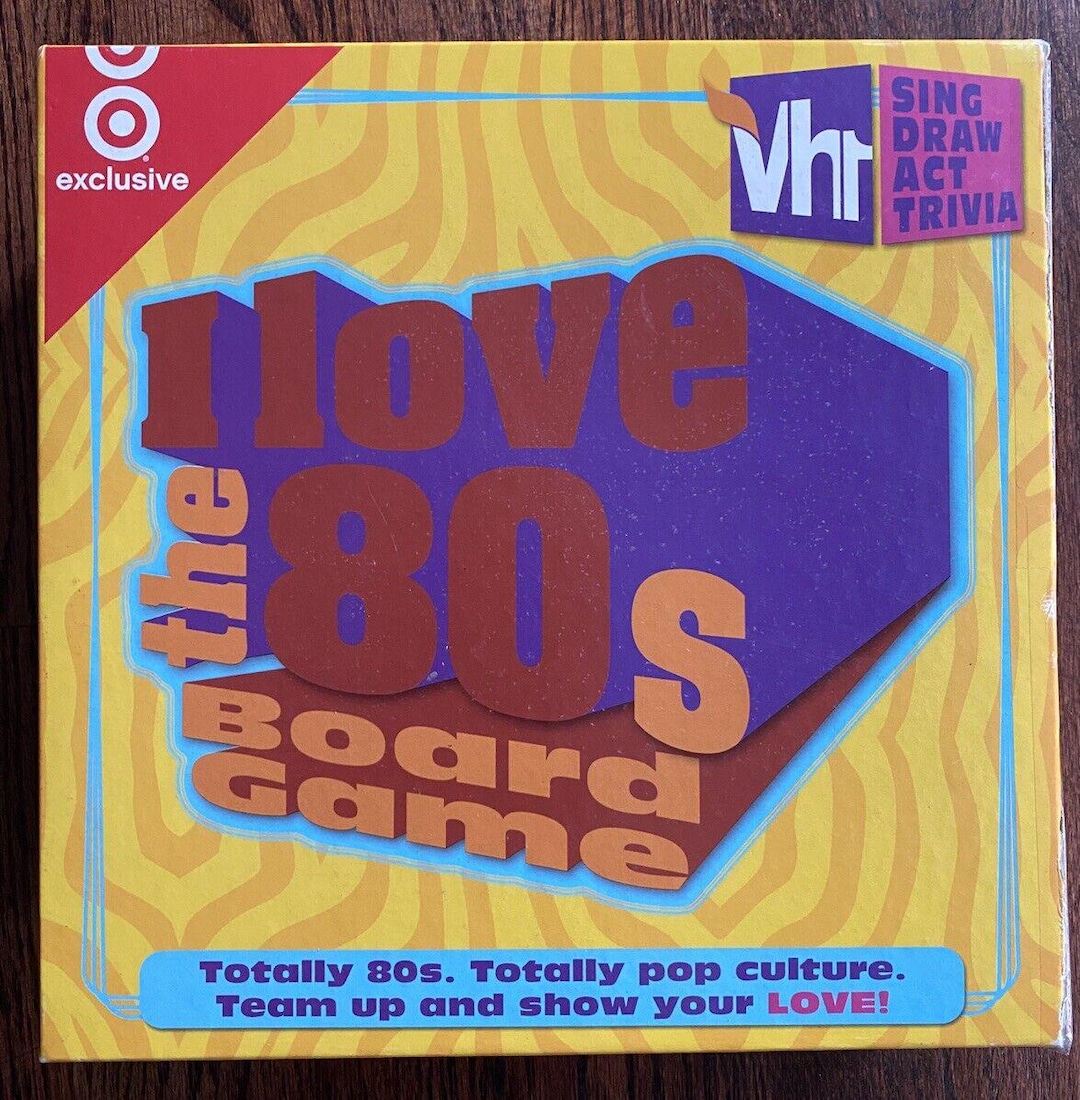I Love the 80s Family Party Board Game VH1 S Triviatarget Exclusive - Etsy