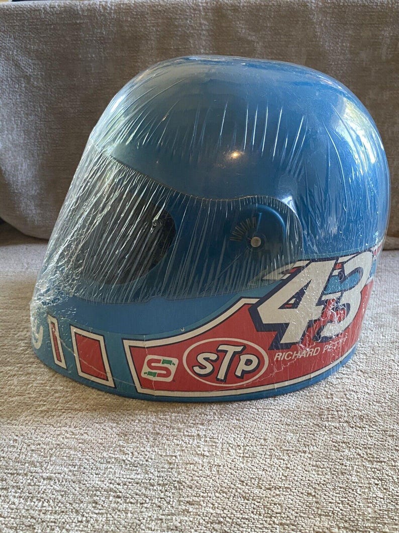 Richard Petty Signed STP 43 ERTL Racing Helmet JSA - Etsy
