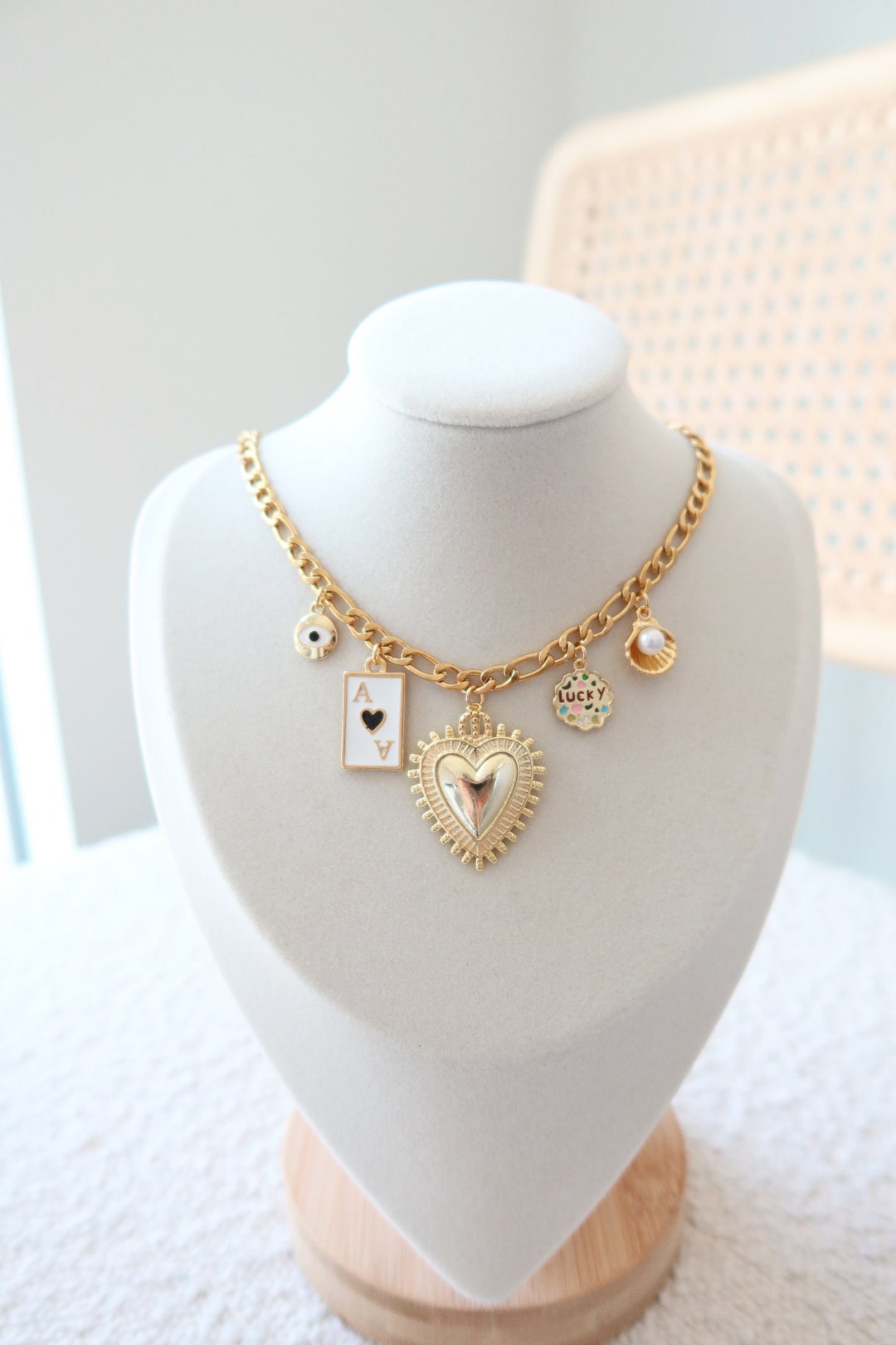 The Eclectic Charm Necklace - Etsy