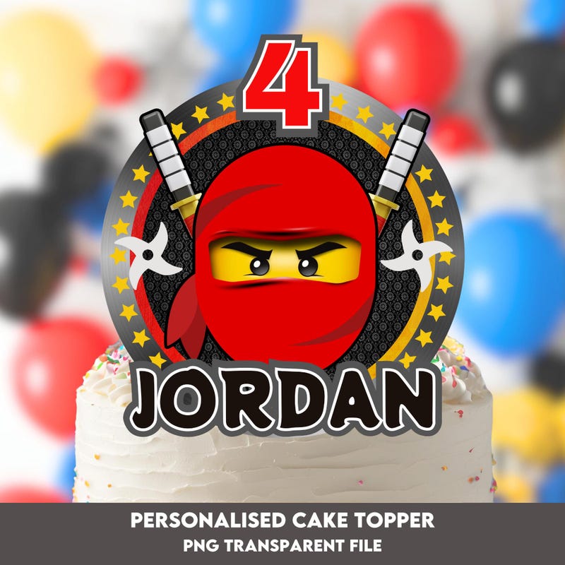 Ninjago Cake Topper - Etsy