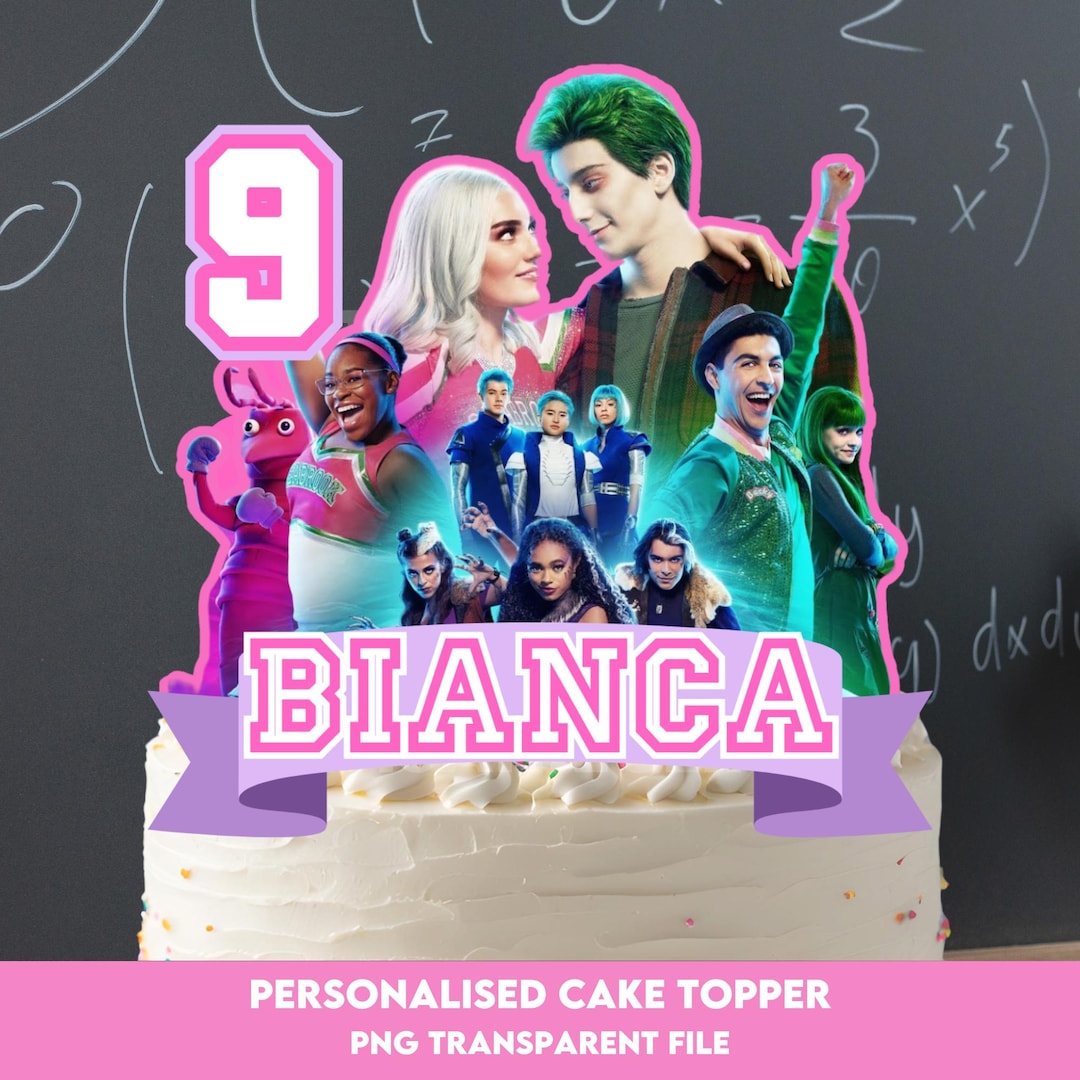 Personalized Birthday Cake Topper, PNG File (digital Download) - Etsy