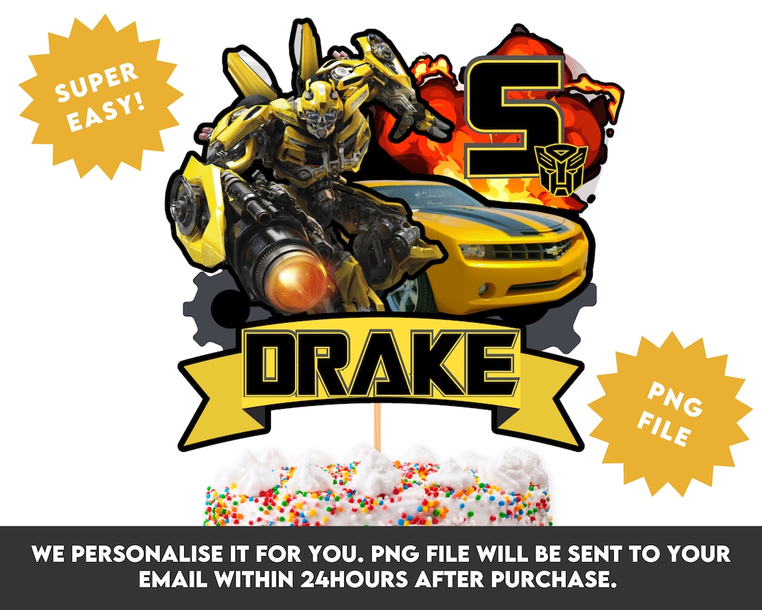 Printable Digital Cake Topper, Personalised Birthday Cake Topper ...