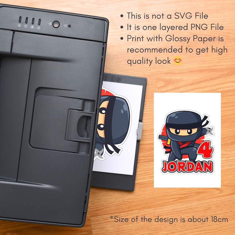 Printable Digital Cake Topper, Personalised Birthday Cake Topper ...