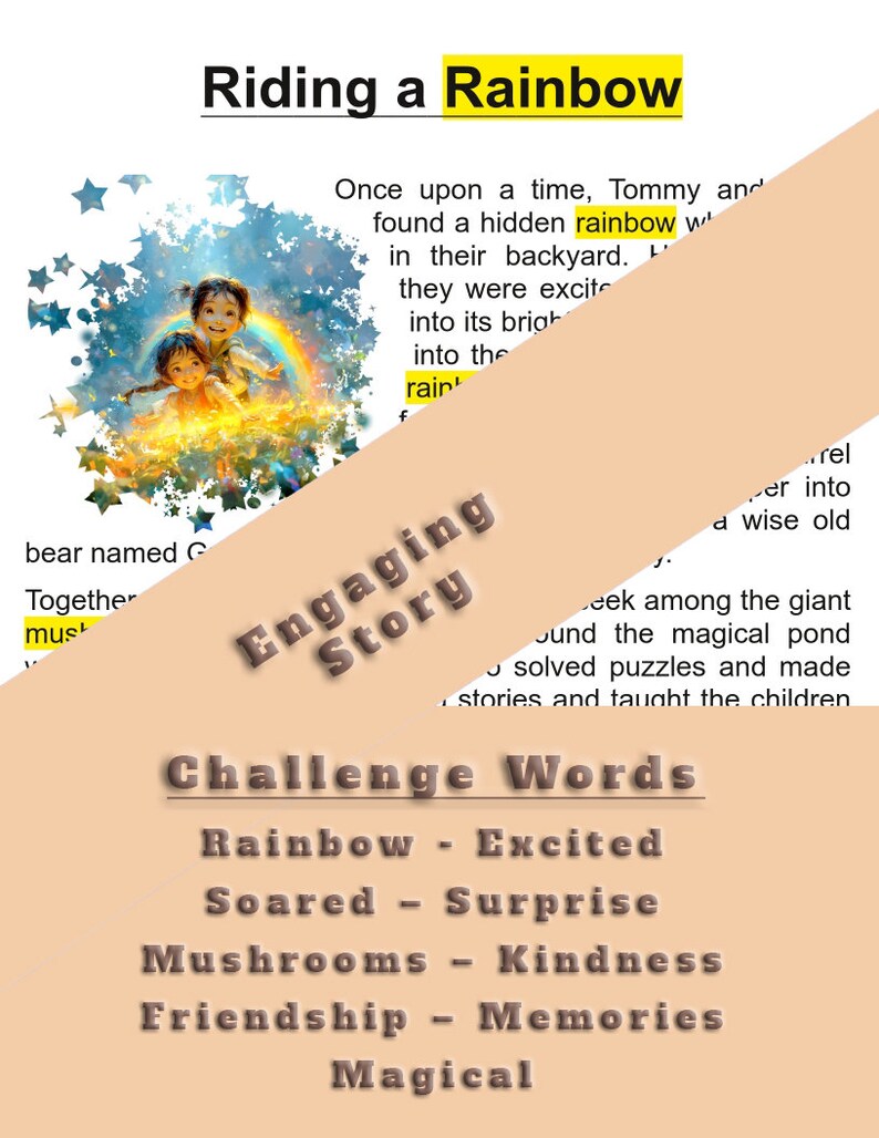 Riding a Rainbow - Reading, Second Grade Reading Comprehension, Grade 2 ...