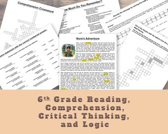 Defending the Weak Reading, Sixth Grade Reading Comprehension, Grade 6 ...