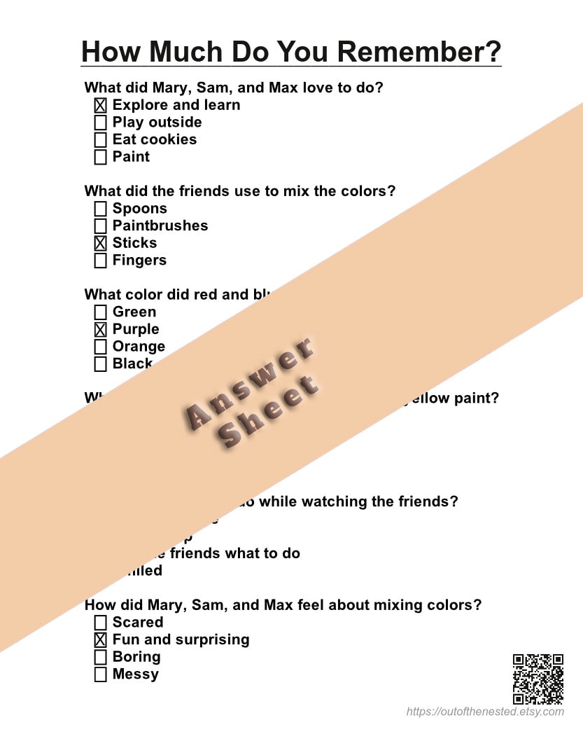 Colors Reading, First Grade Reading Comprehension, Grade 1 Homeschool ...