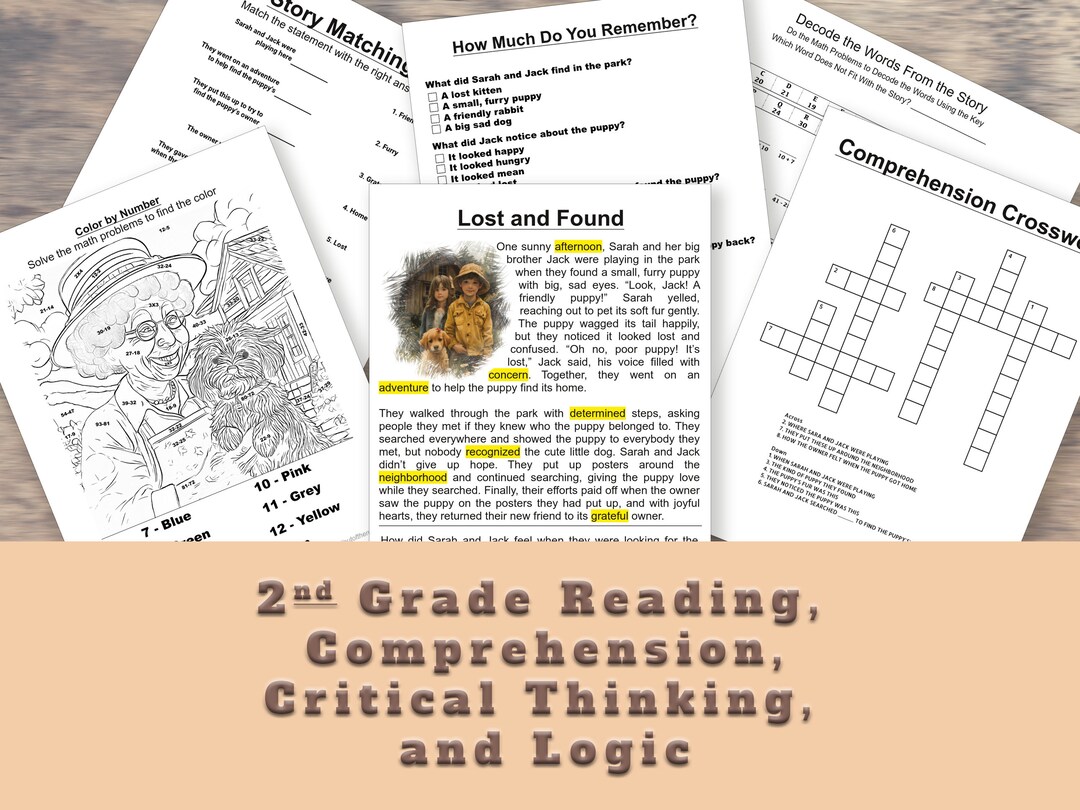 Lost and Found - Reading, Second Grade Reading Comprehension, Grade 2 ...