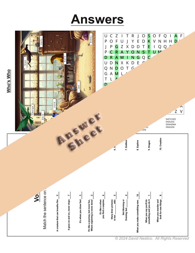 The Magic Crayon - Reading, Second Grade Reading Comprehension, Grade 2 ...