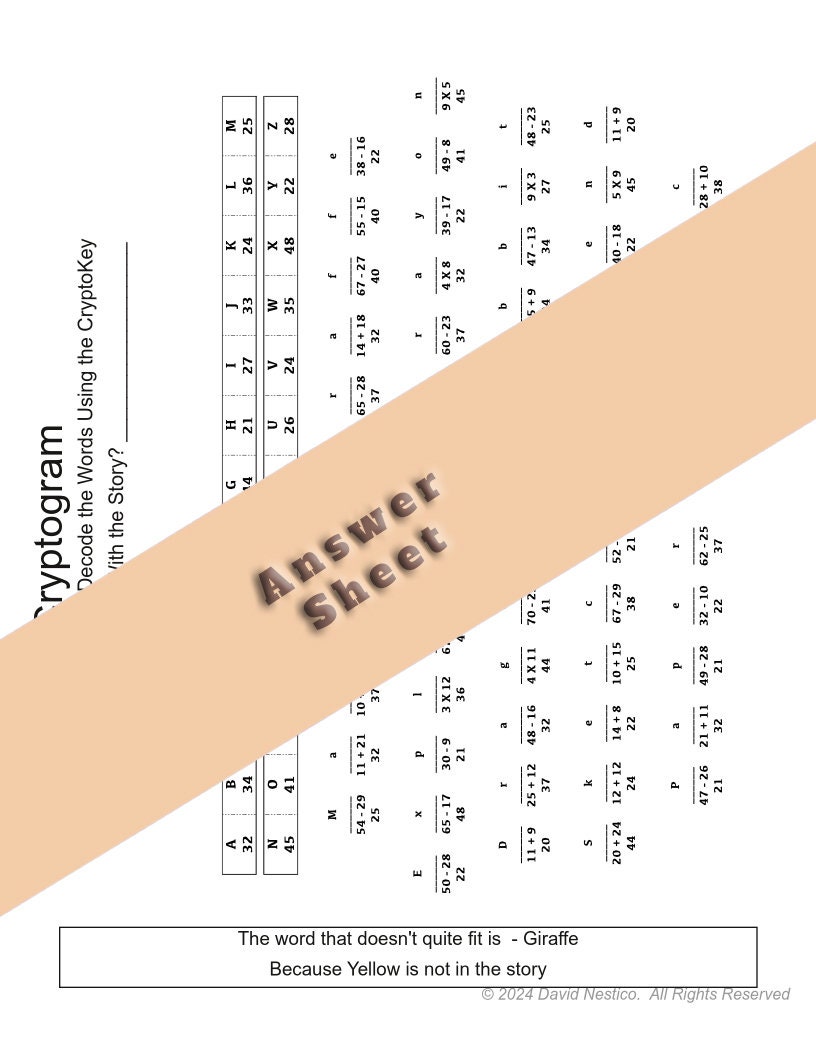 The Magic Crayon - Reading, Second Grade Reading Comprehension, Grade 2 ...