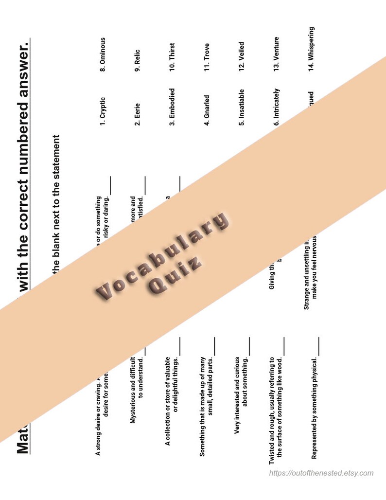 Nora's Adventure: Sixth Grade Reading Comprehension Workbook (PDF ...