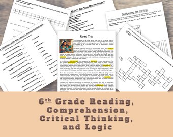 Defending the Weak Reading, Sixth Grade Reading Comprehension, Grade 6 ...