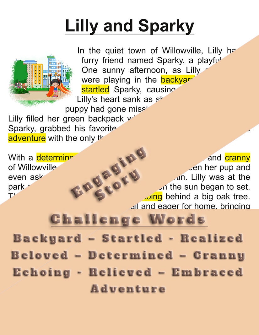Lilly and Sparky - Third Grade Reading Comprehension, Grade 3 ...