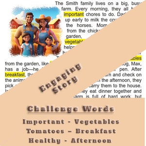 Family Farm - Reading, First Grade Reading Comprehension, Grade 1 ...