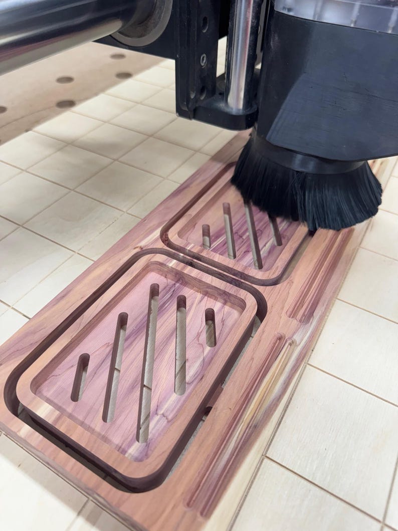 Cedar Wooden Soap Dish CNC File: DIY Woodworking Template (digital ...