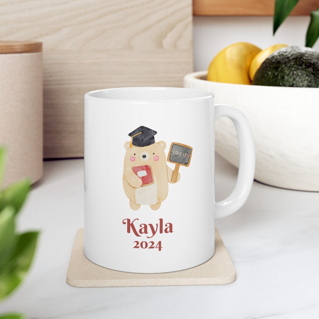 Graduation Personalized Mug, Graduate Gift, Customized Mug, Coffee Tea ...