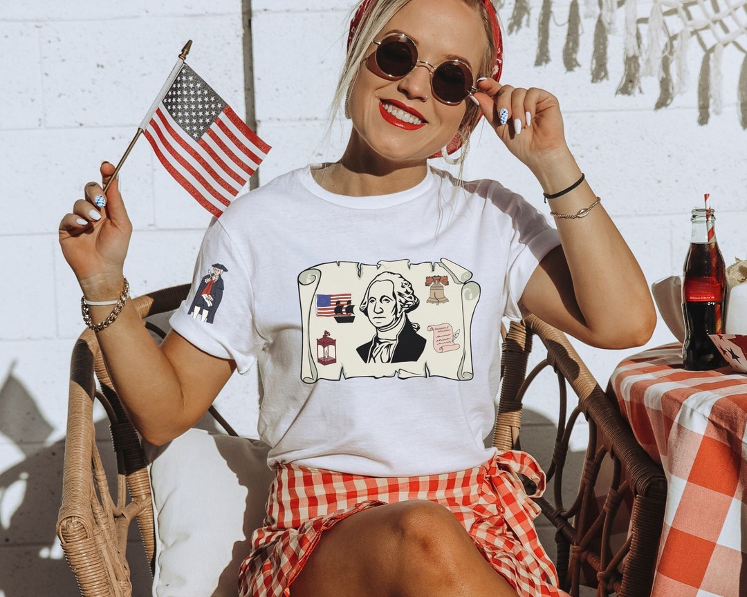 4th of July T Shirt, George Washington Shirt, America Shirt ...