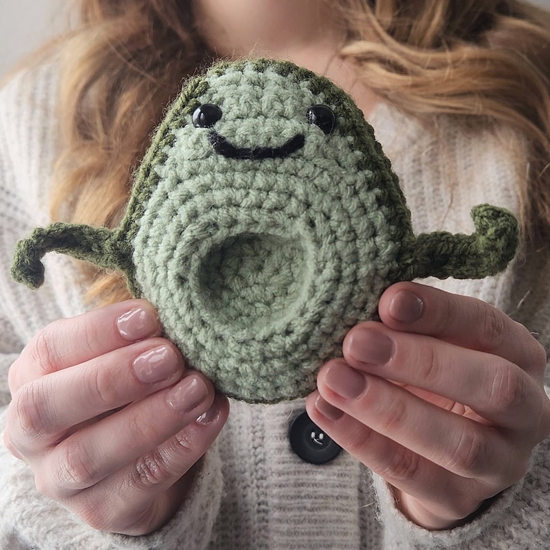Amigurumi Avocado Crochet Pattern: No Sew Design (PDF Pattern) - Etsy