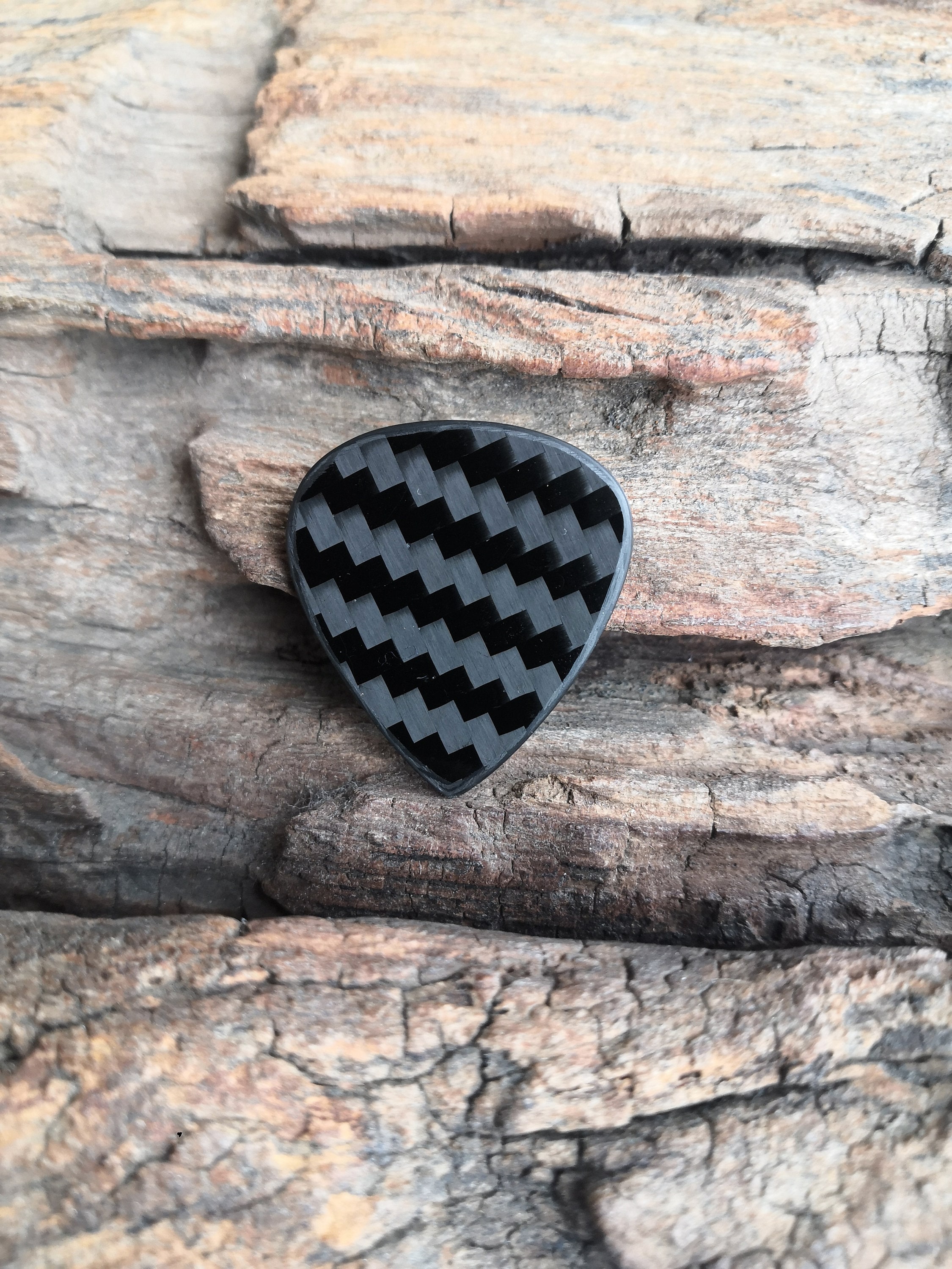 Carbon Fiber Guitar Pick, Wood Guitar Picks, Handmade Guitar Pick ...