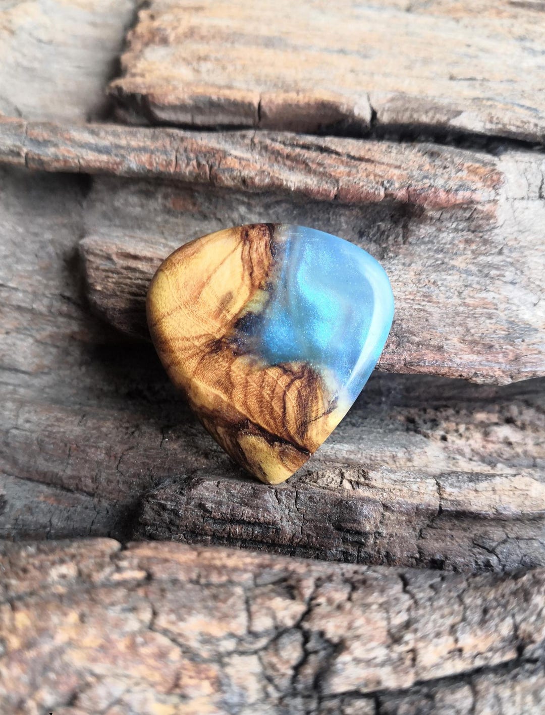 Olivewood, Rosewood Guitar Pick, Wood Guitar Picks, Handmade Guitar ...