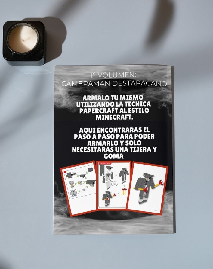 PAPER CRAFT, Cameraman Destapacaño - Skibidi Toilet - Etsy