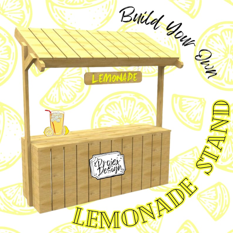 DIY Kids Lemonade Stand Woodworking Plan - Fun & Easy Project for Young ...