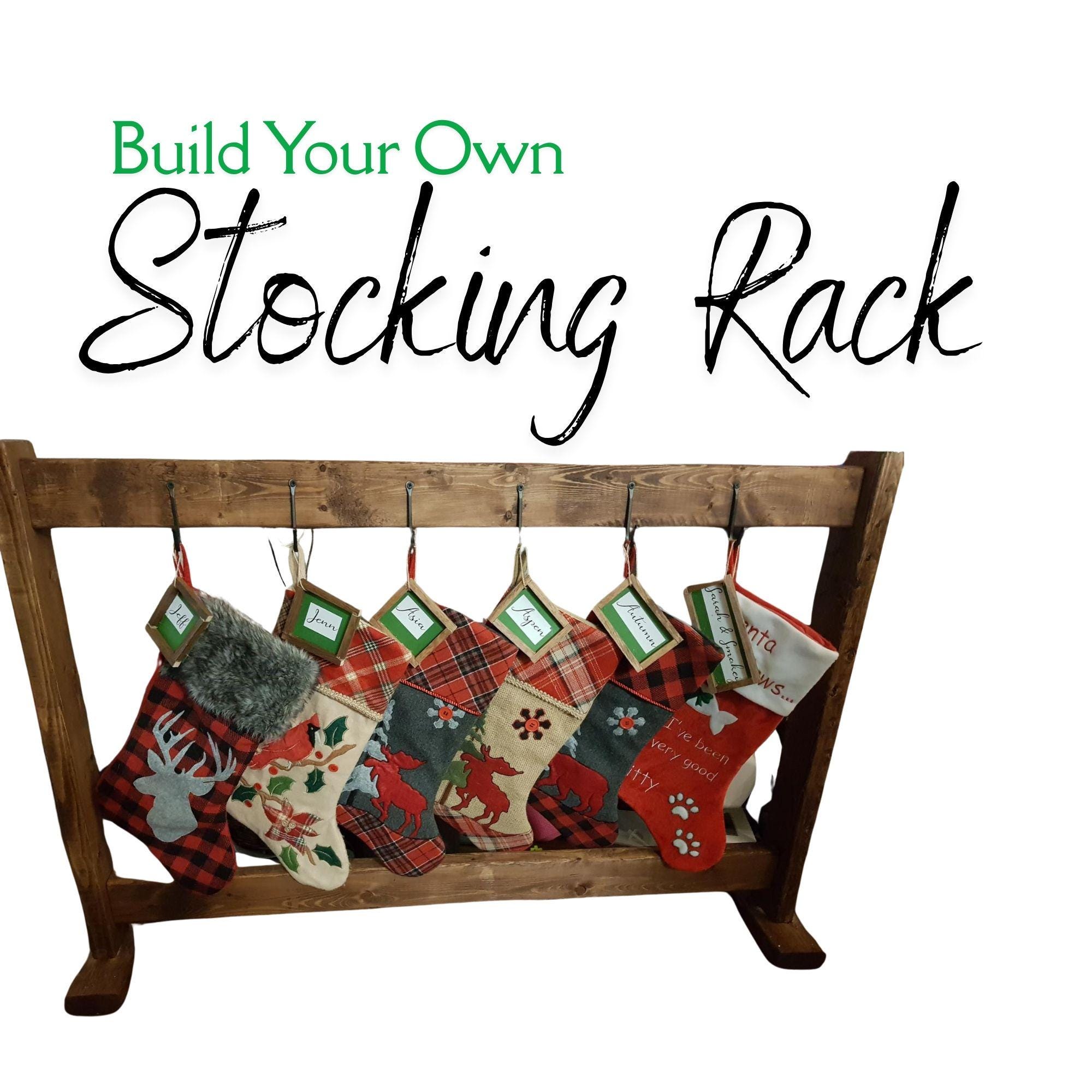 Customizable Stocking Rack Plan for the Perfect Holiday Display - Etsy