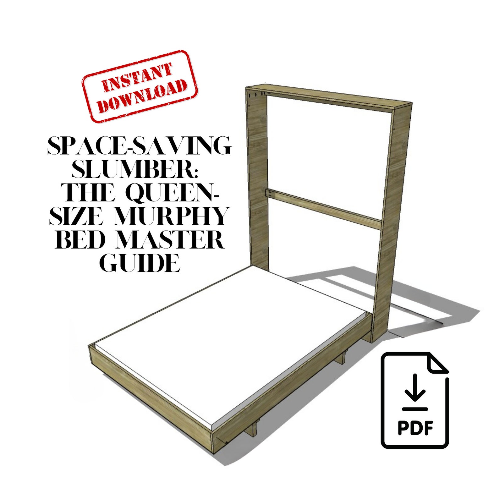 Space-saving Slumber: the Queen-size Murphy Bed Master Guide - Etsy