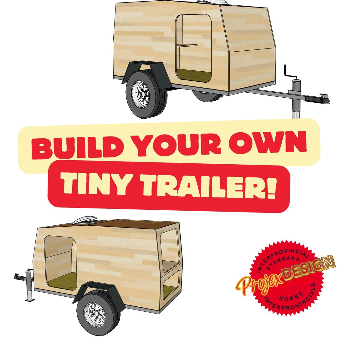 Build Your Own Tiny Trailer: Complete Woodworking Plans - Etsy