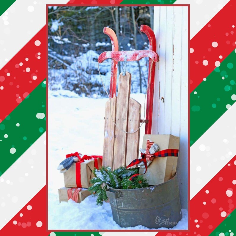 Old-fashioned Sled Woodworking Guide - Etsy