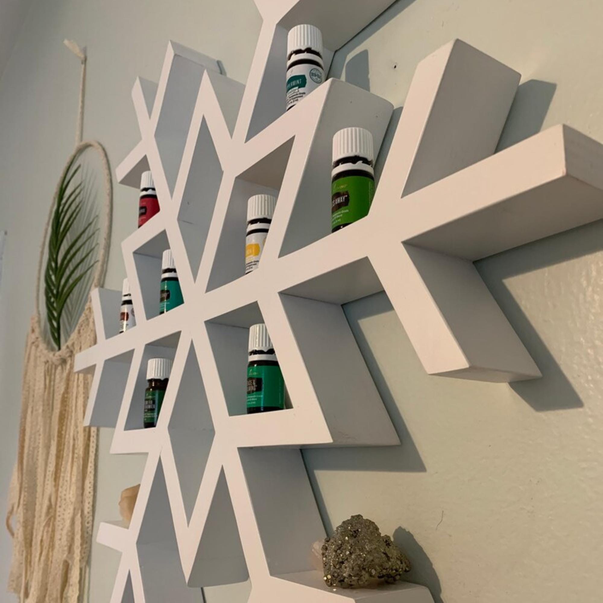 DIY Wooden Snowflake Shelf Woodworking Plans - Etsy