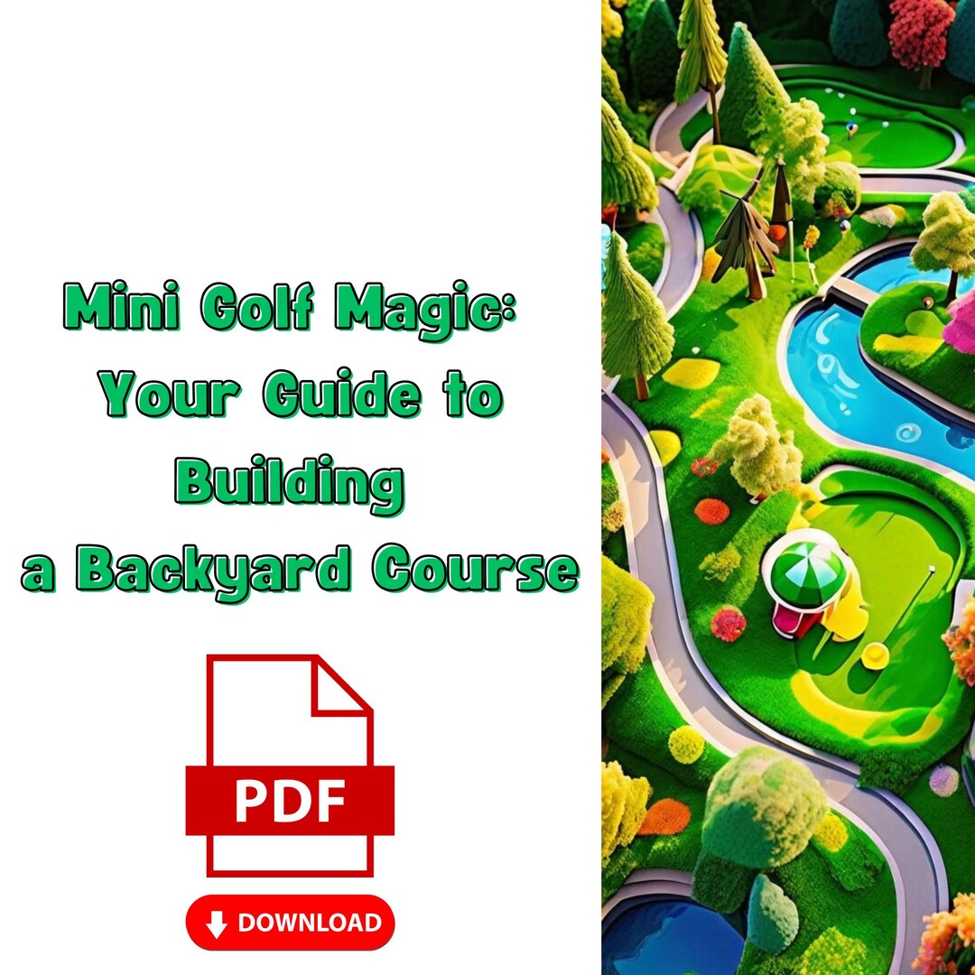 Mini Golf Magic: Your Guide to Building a Backyard Course - Etsy