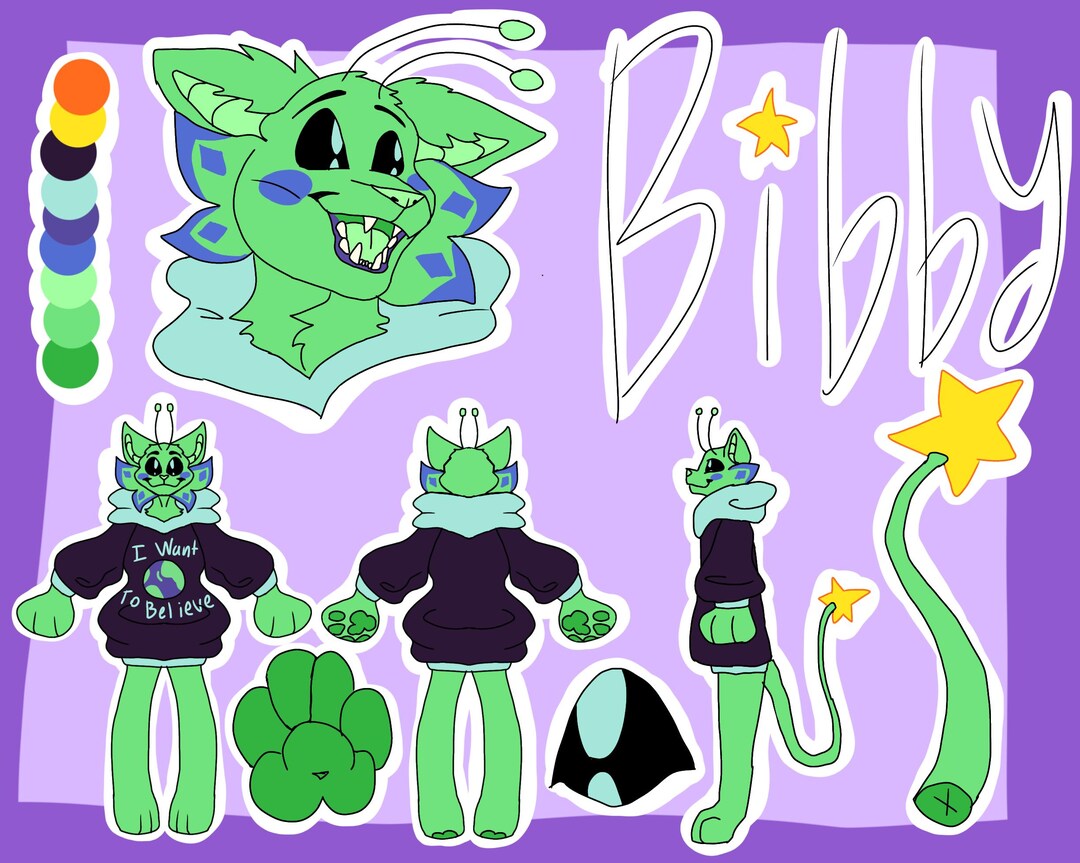 Custom Fursona Reference Sheet! - Etsy