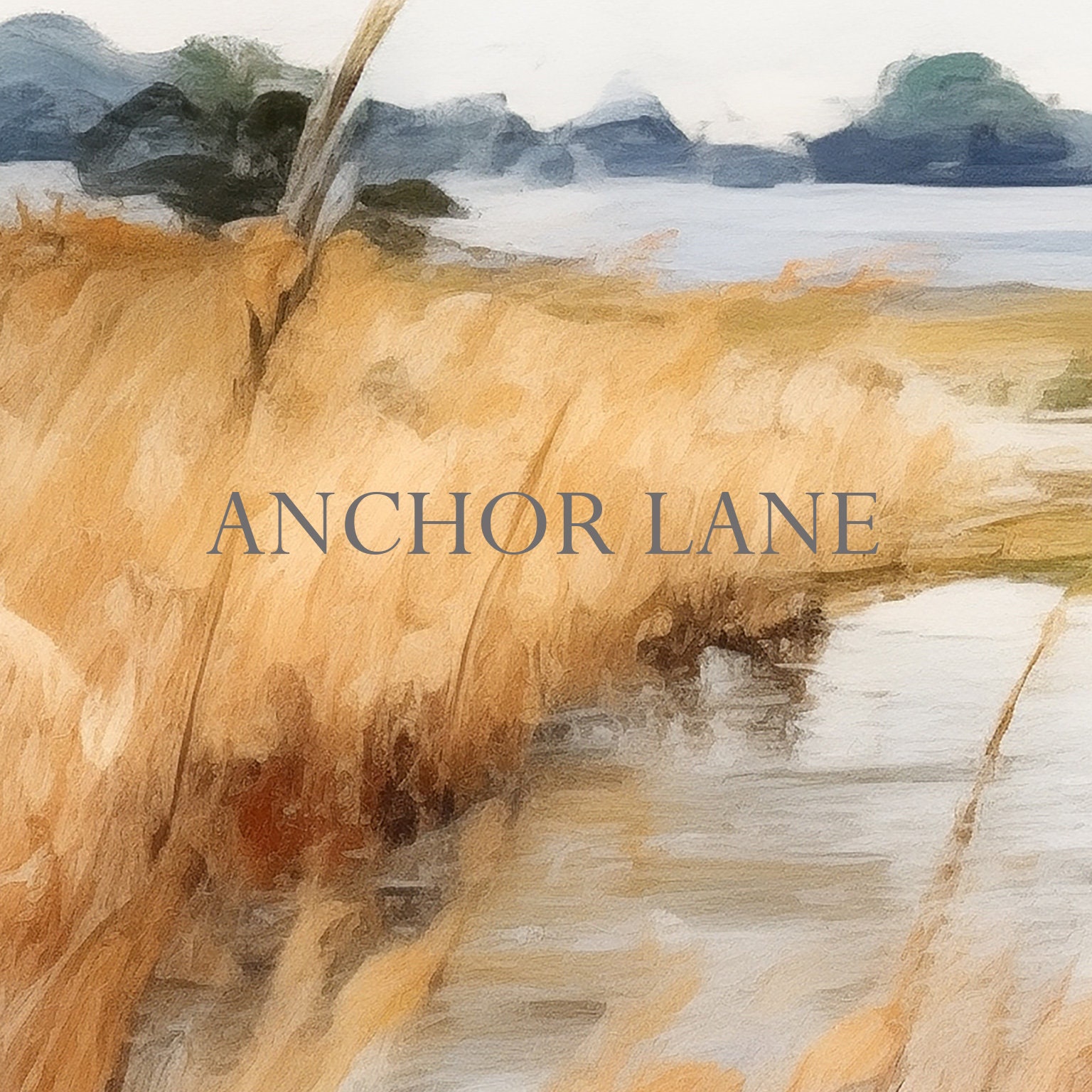 Reed River Landscape | Nature Art | Digital Download | Printable Wall ...