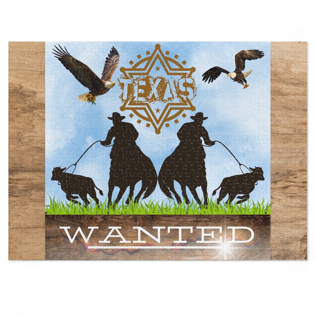 Wild Wild West: Puzzle Für Alte Und Junge Cowboys - Etsy