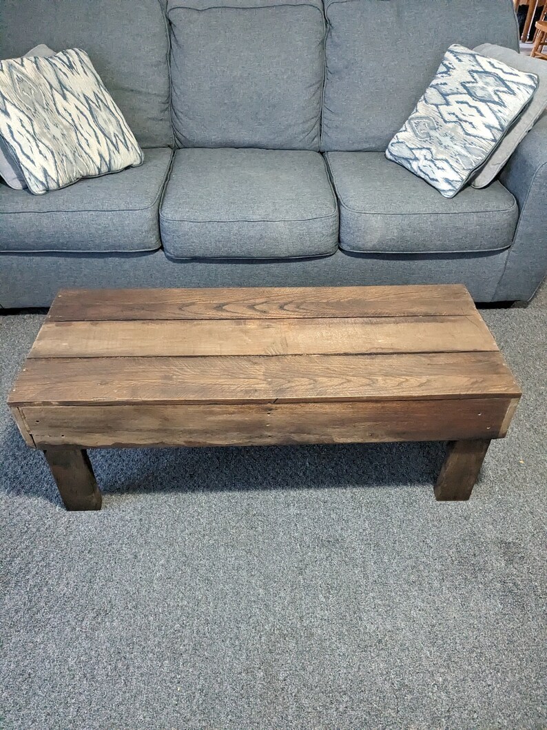English Chestnut Coffee Table for Small Room - Etsy