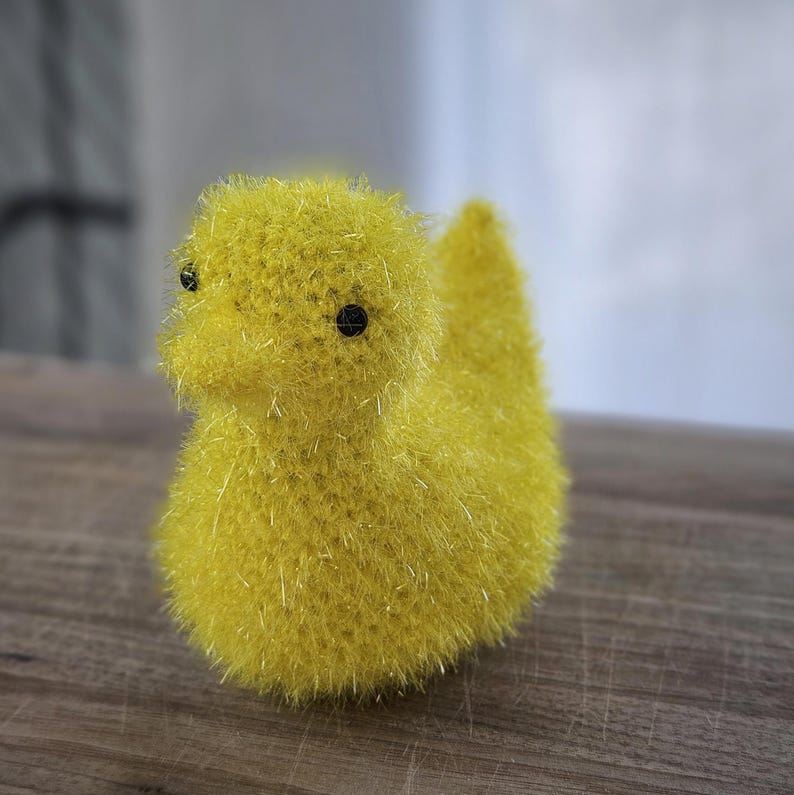 Crochet Duck Scrubby Pattern – Kitchen Dish Scrubber (PDF) - Etsy
