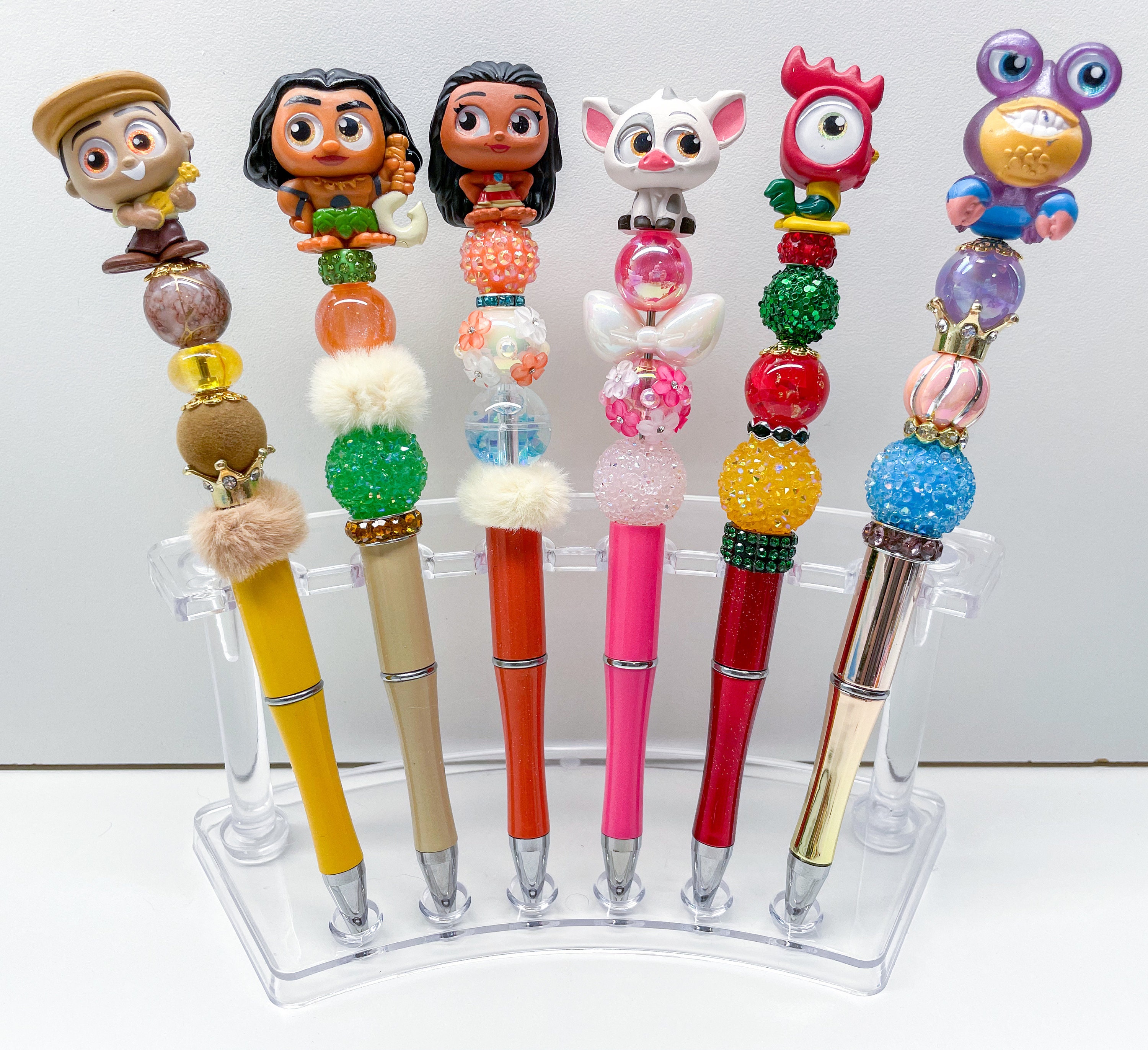 Doorable Beaded Pens Character Pens Beaded Pens Fancy Pens - Etsy