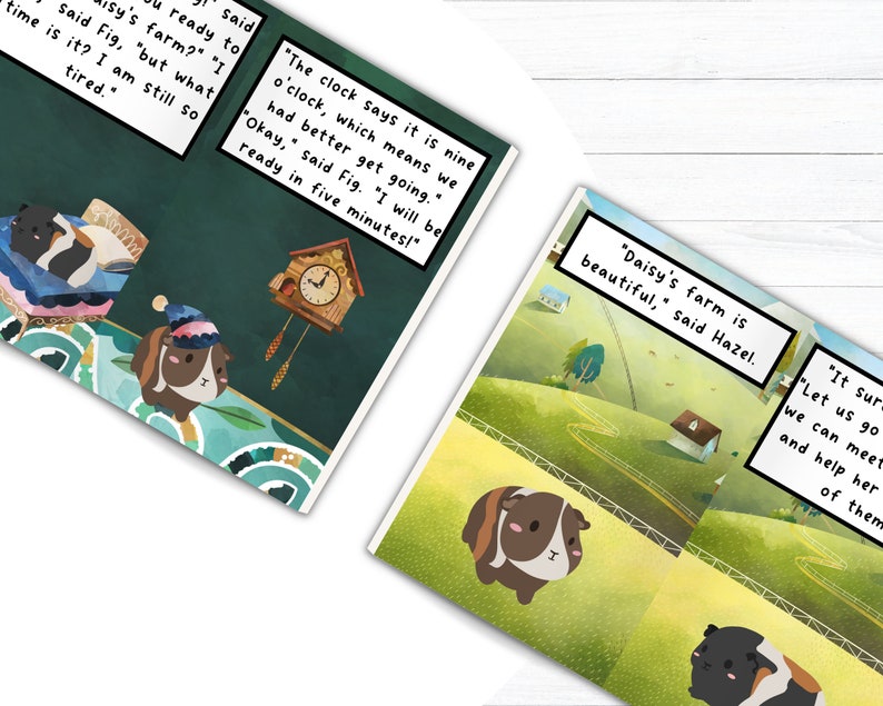 Hazel & Fig Farm Fun Children's Book, Guinea Pig Book, Story Book, Farm ...