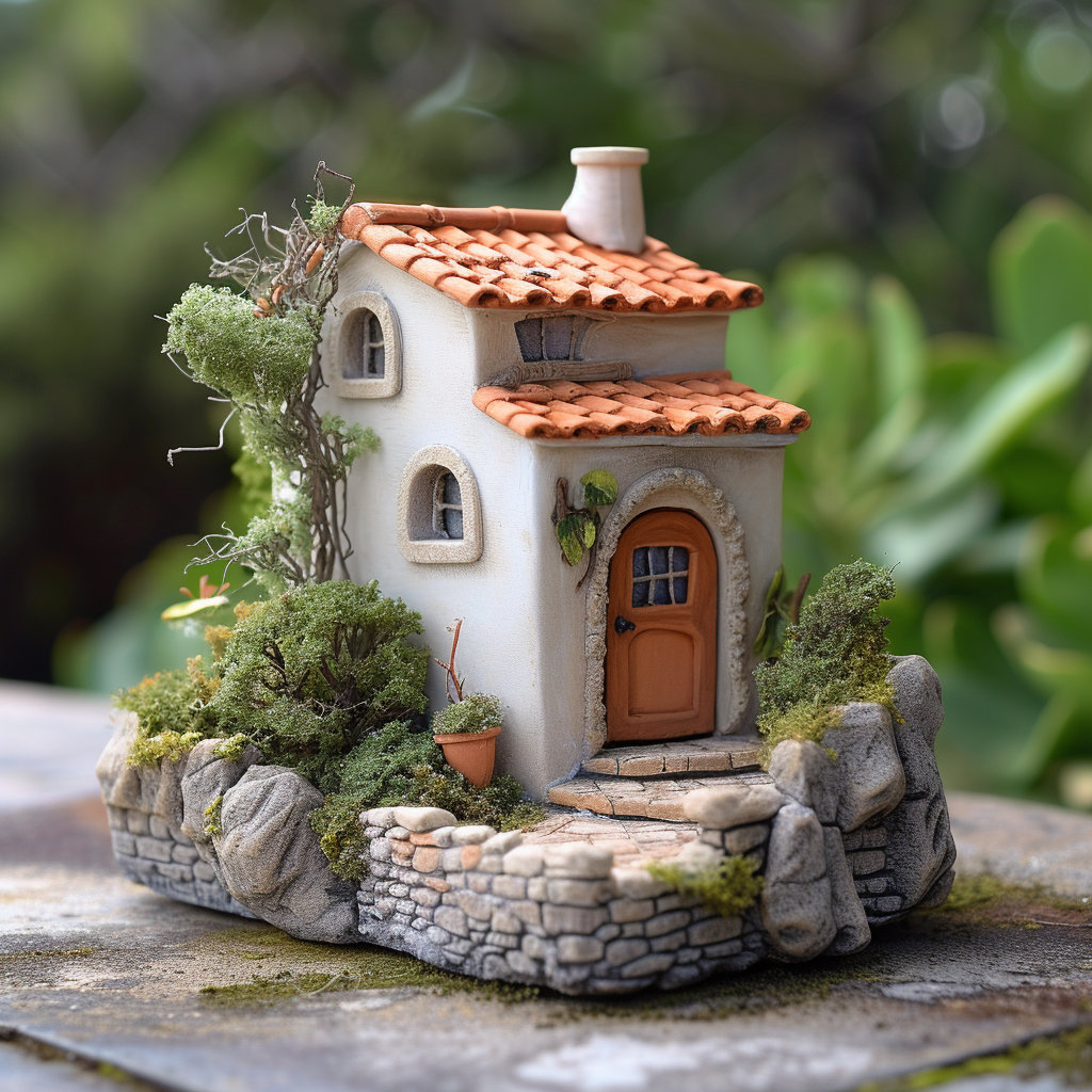 Clay Miniature Beach Cottage Houses for Coastal Getaways - Etsy