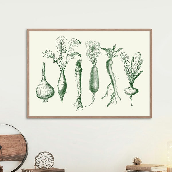 Vegetable Art Print - Etsy