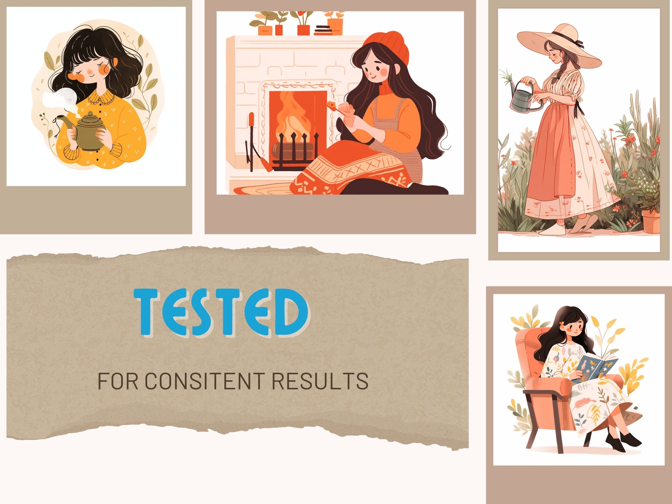 Cottagecore Characters Midjourney Prompts, Whimsical Characters ...