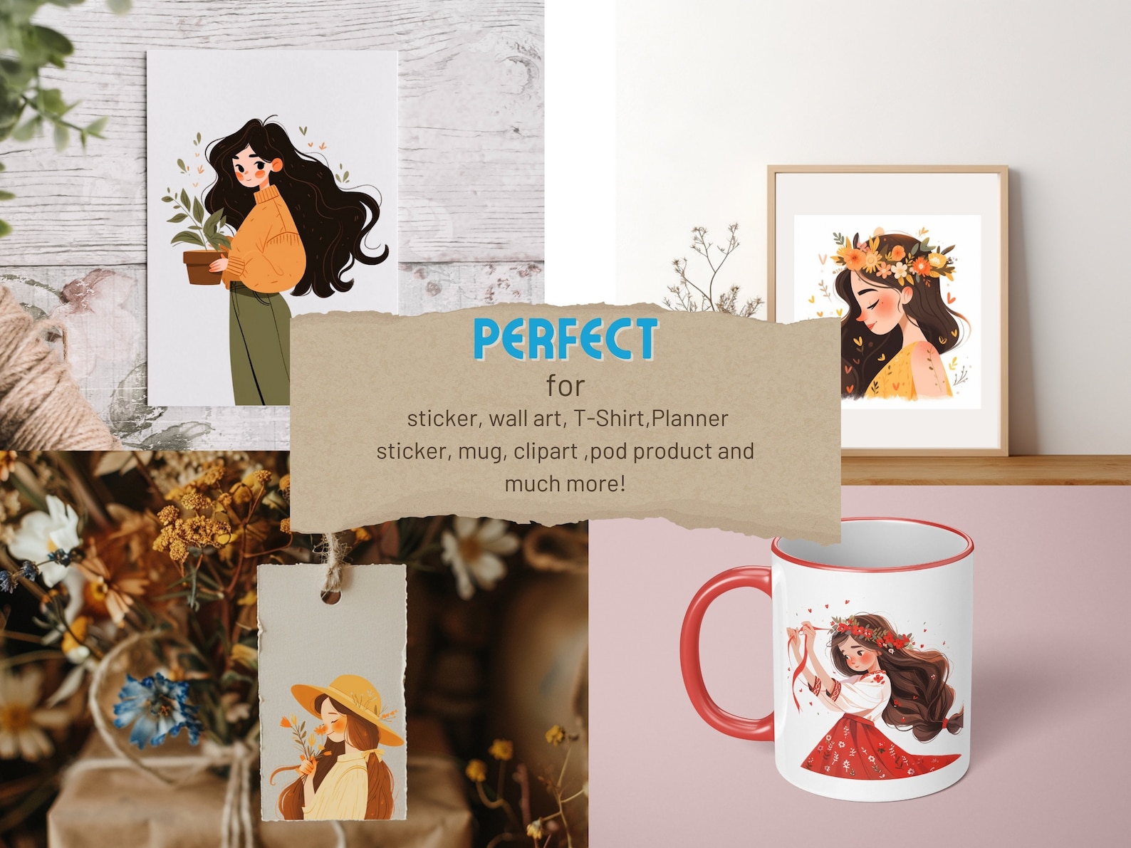 Cottagecore Characters Midjourney Prompts, Whimsical Characters ...